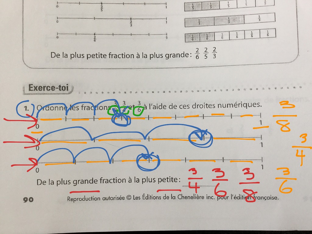 Comparer et ordonner (exemple) | Math | ShowMe