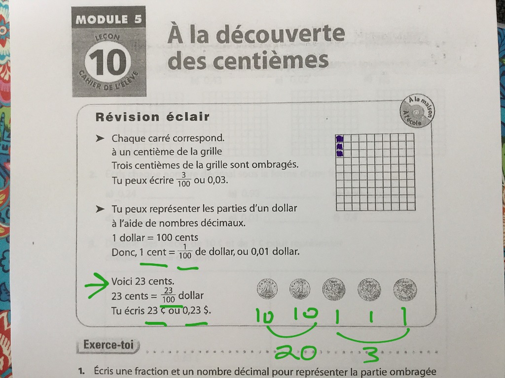 Centièmes | Math | ShowMe