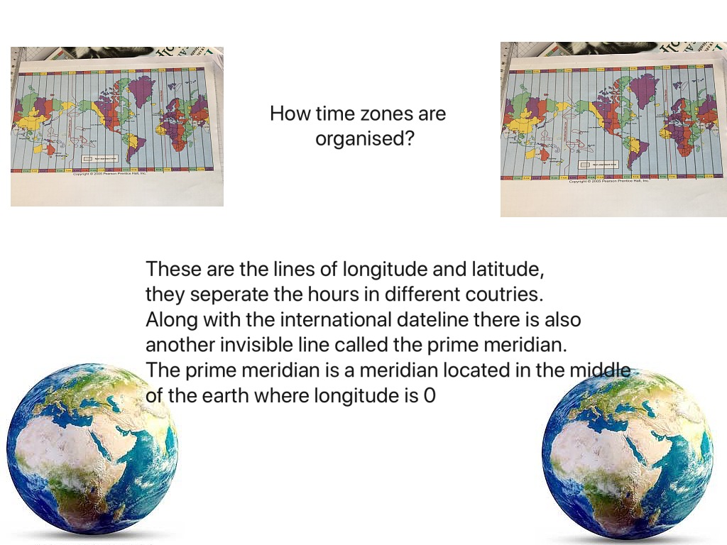 Time Zones | Math, Elementary Math, Time | ShowMe