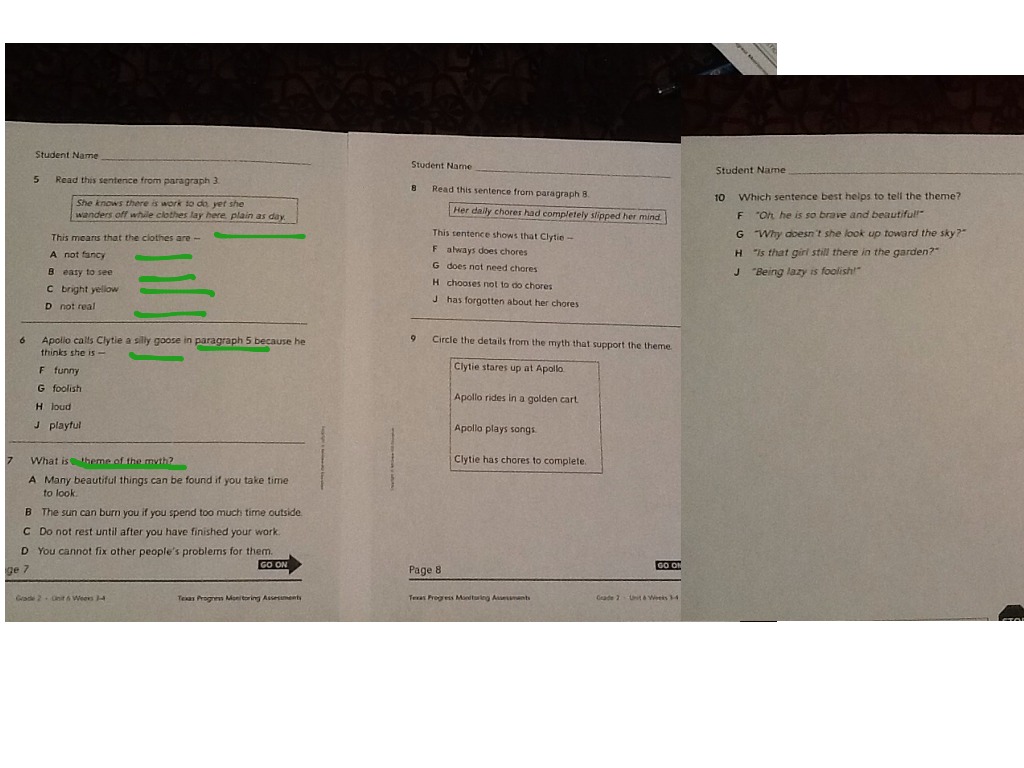 Theme and Myths | Reading Comprehension | ShowMe