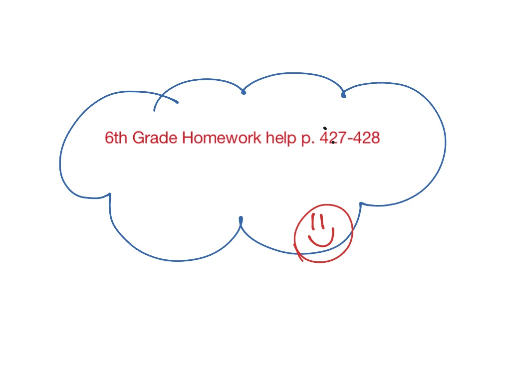 6th homework help p. 427-428 | Math, 6th Grade Math | ShowMe