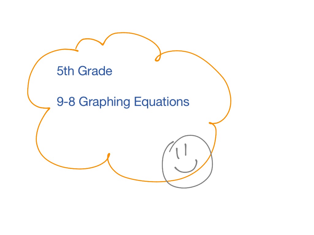 9-8 Graphing Equations (5th Grade) | Math, 5th grade math | ShowMe